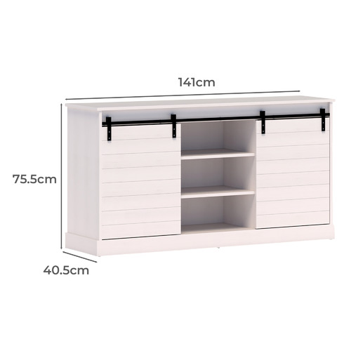 West Valley Interiors White Hamptons 2 Door Buffet Temple Webster